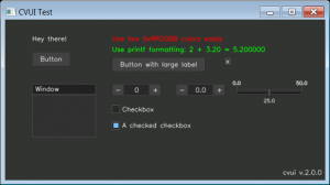 cvui：OpenCVのための軽量GUIライブラリ | NegativeMindException