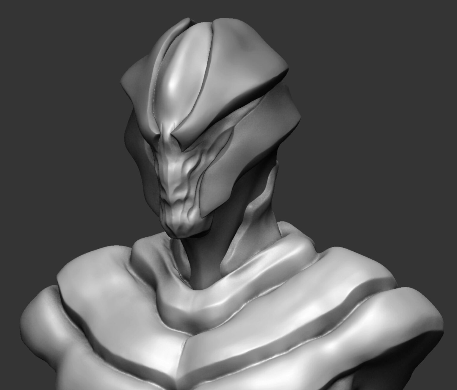 ZBrushで人型クリーチャー | NegativeMindException