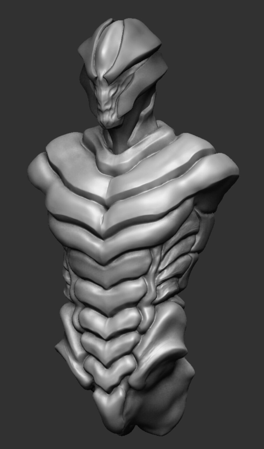 ZBrushで人型クリーチャー | NegativeMindException