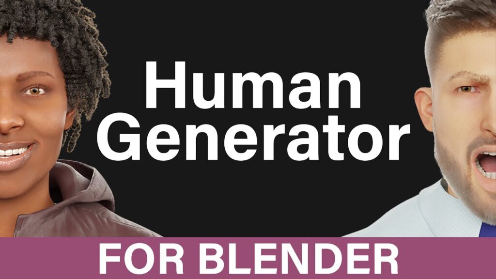 Human Generator：Blenderの人体生成アドオン | NegativeMindException